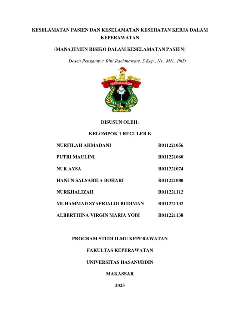 Makalah K3 KLP 1 RB | PDF