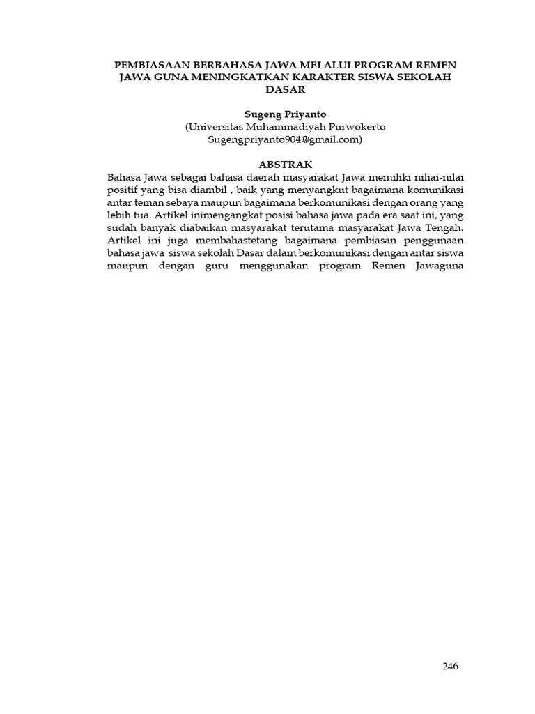 Full Paper - Sugeng Priyanto | PDF