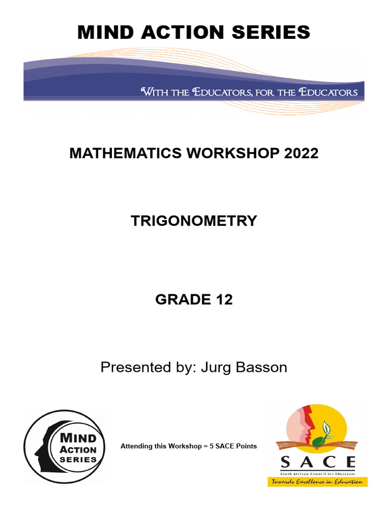 Grade 12 Trigonometry | PDF