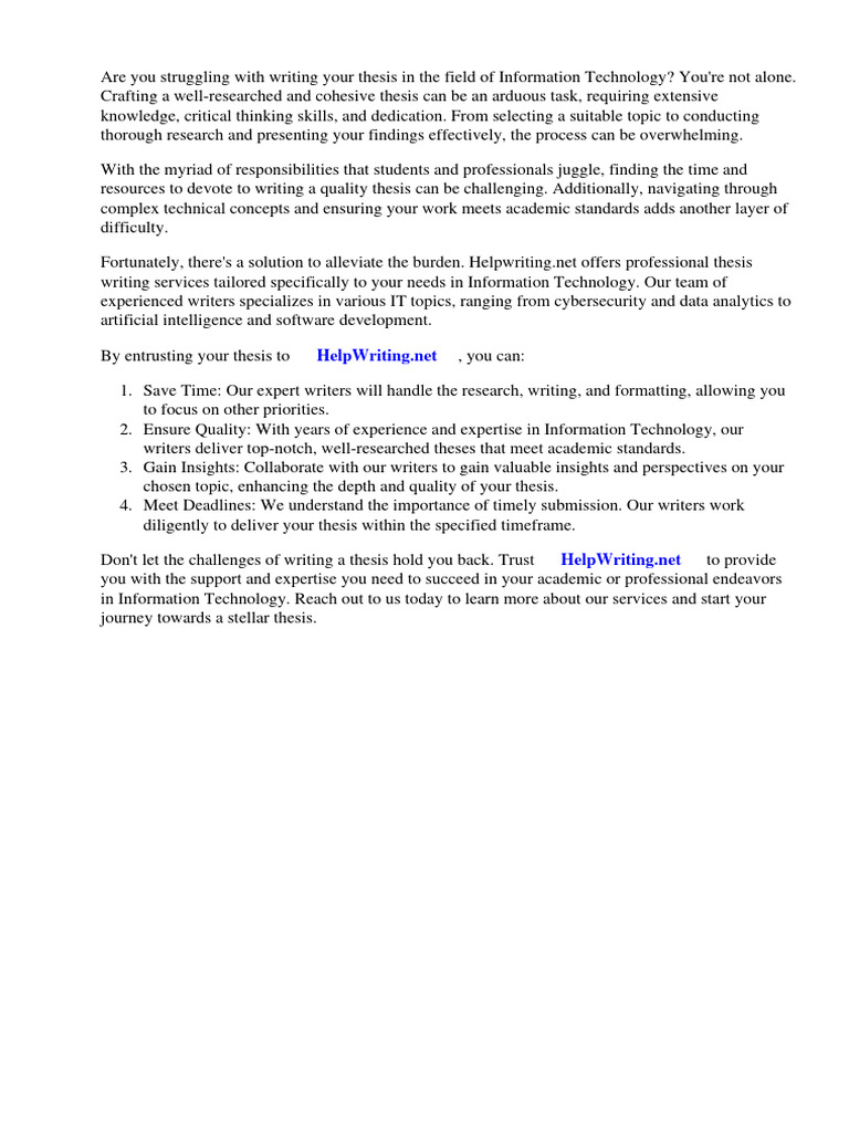 Information Technology Thesis Topic List | PDF