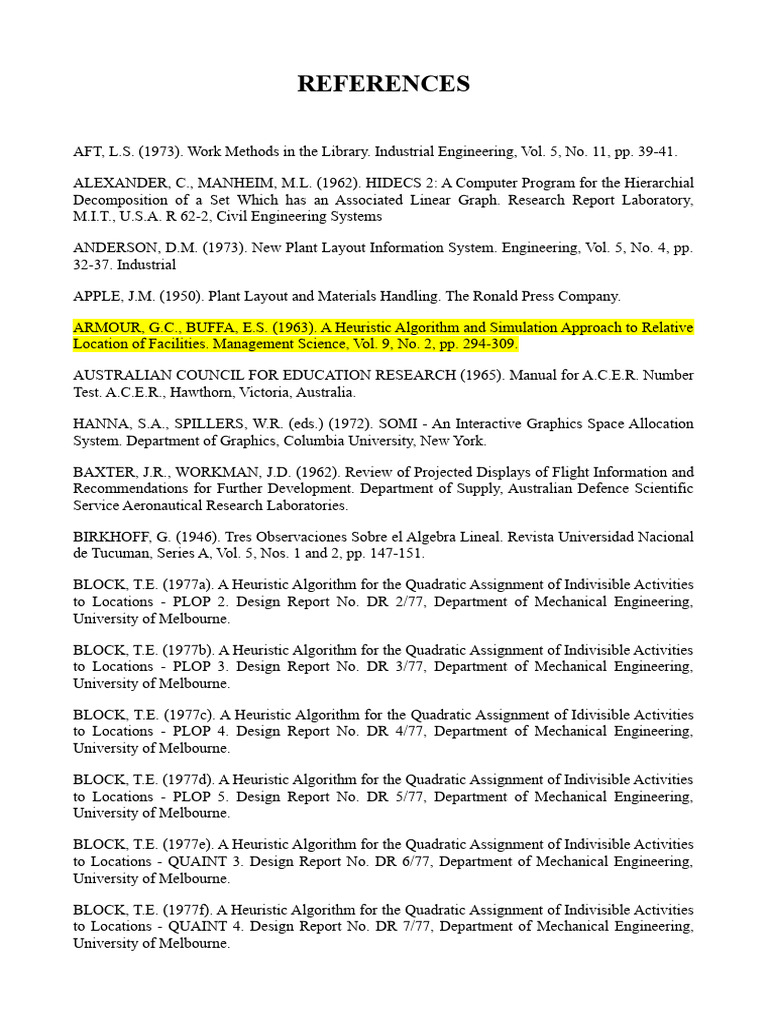 PHD Thesis Complete References | PDF | Industrial Engineering | Time ...