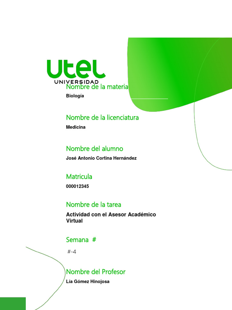 Tarea_ejemplo_UTEL PLUS | PDF