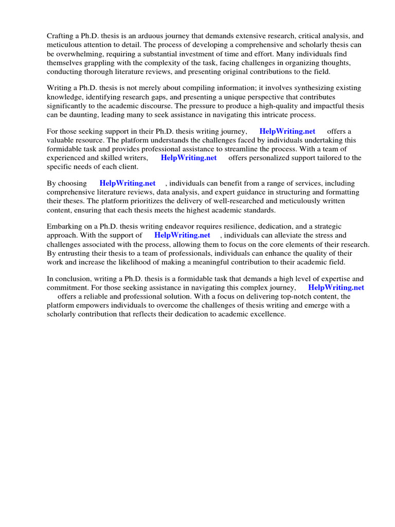 PHD Thesis Writing Book | PDF | Thesis | Books