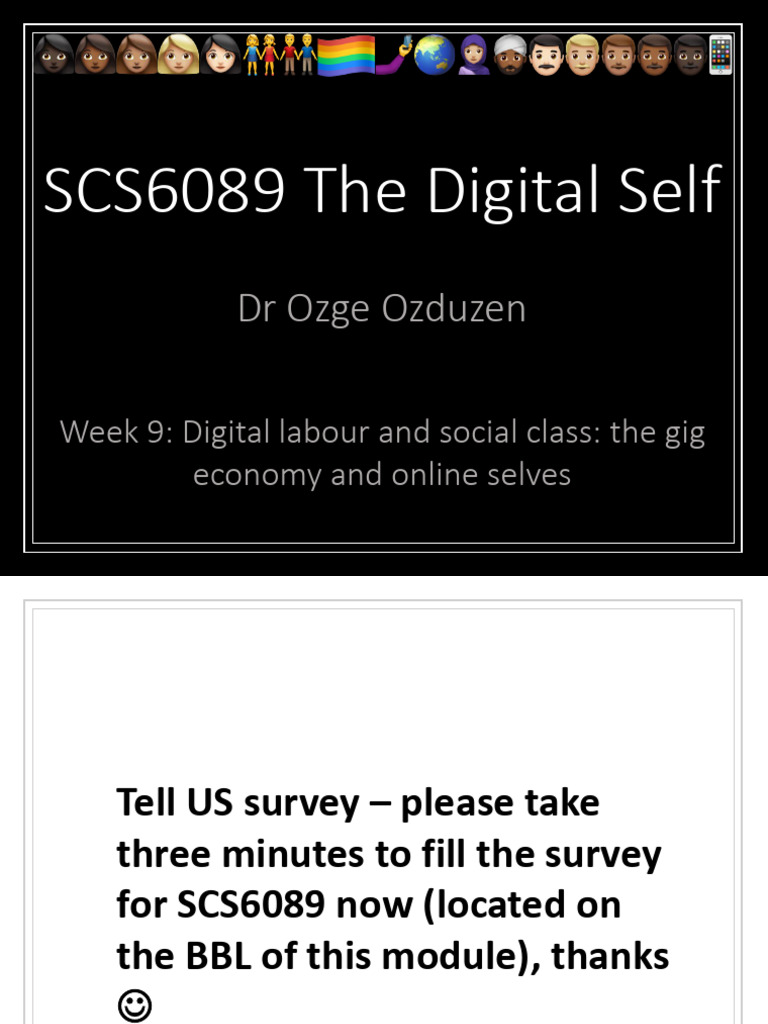 Digital Labour Gig Economy and Identity Lecture | PDF Digital Labour Gig Economy and Identity Lecture | PDF