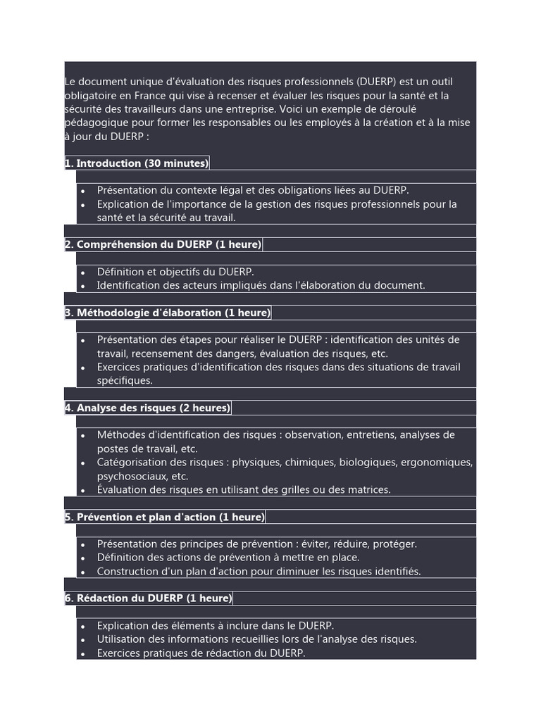Le Document Unique D | PDF