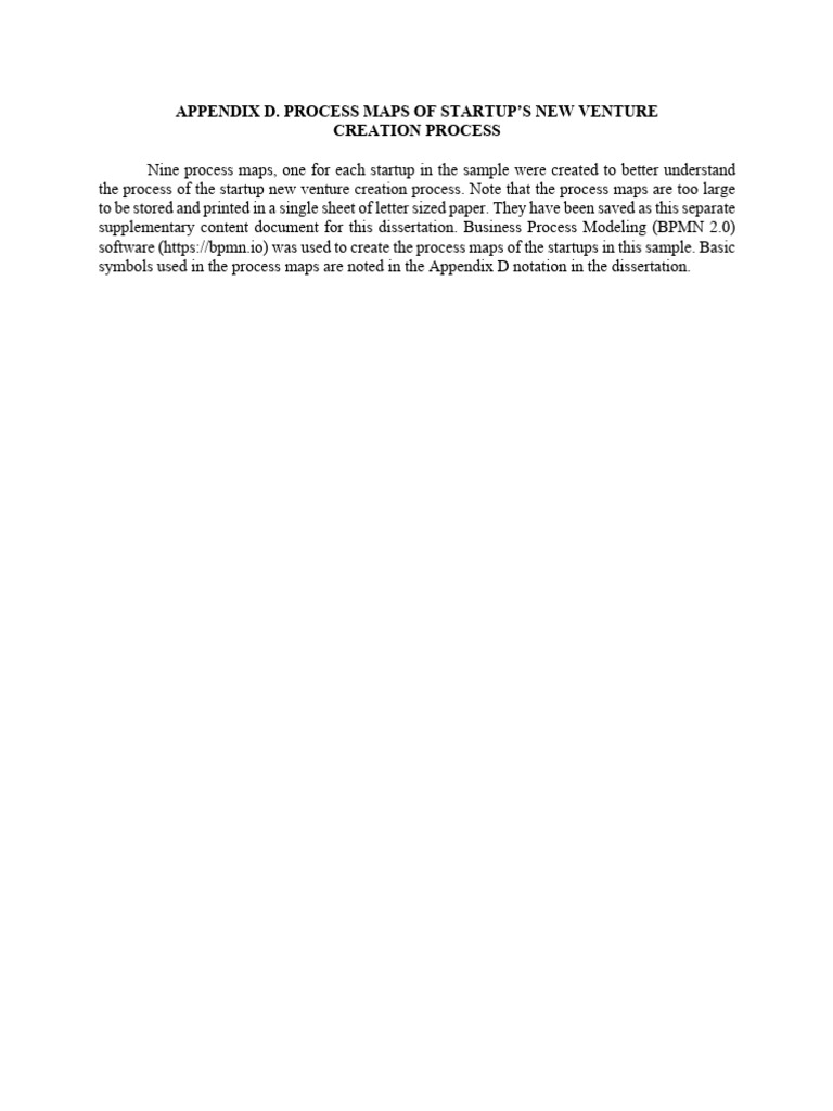 Appendix D - Process Maps | PDF Appendix D - Process Maps | PDF
