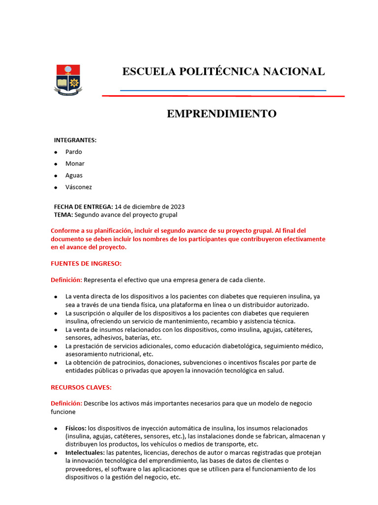 Avance #2 - Proyecto Grupal | PDF