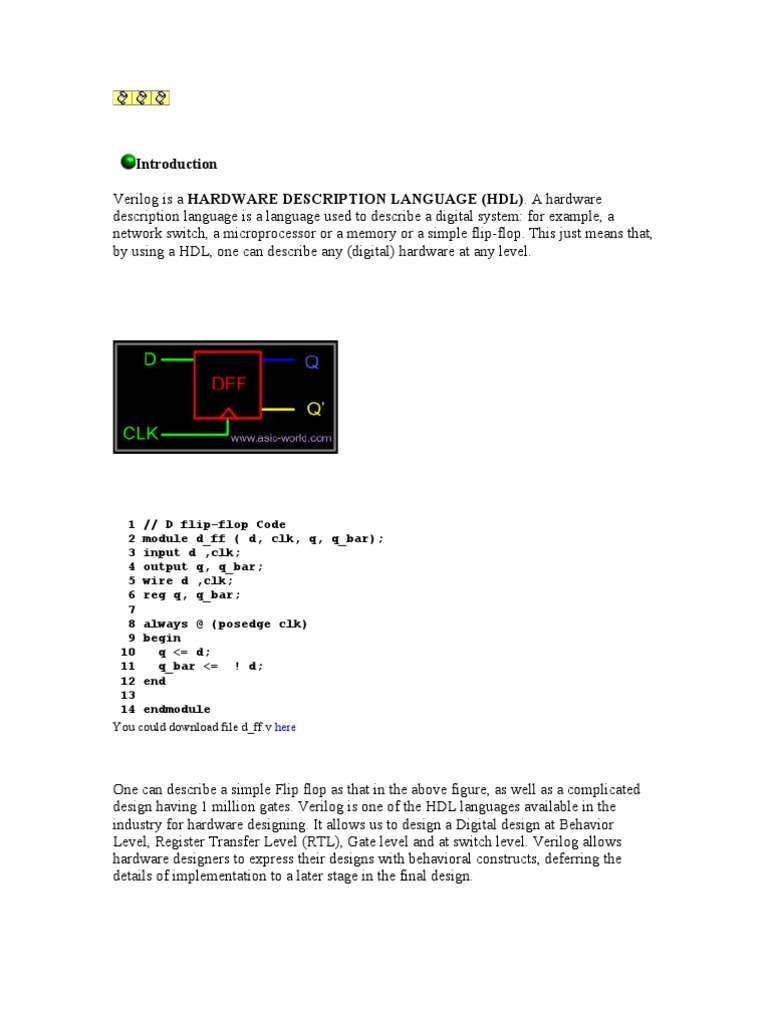 Asic World Verilog Pdf 