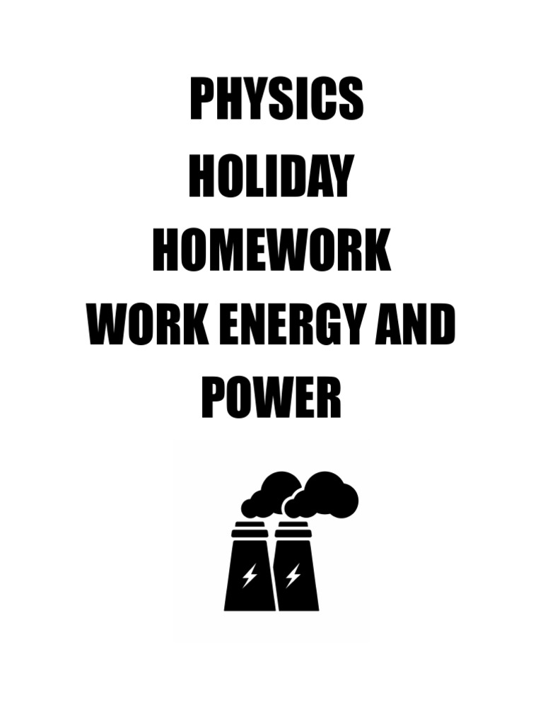 Physics HW - Conservation of Energy | PDF