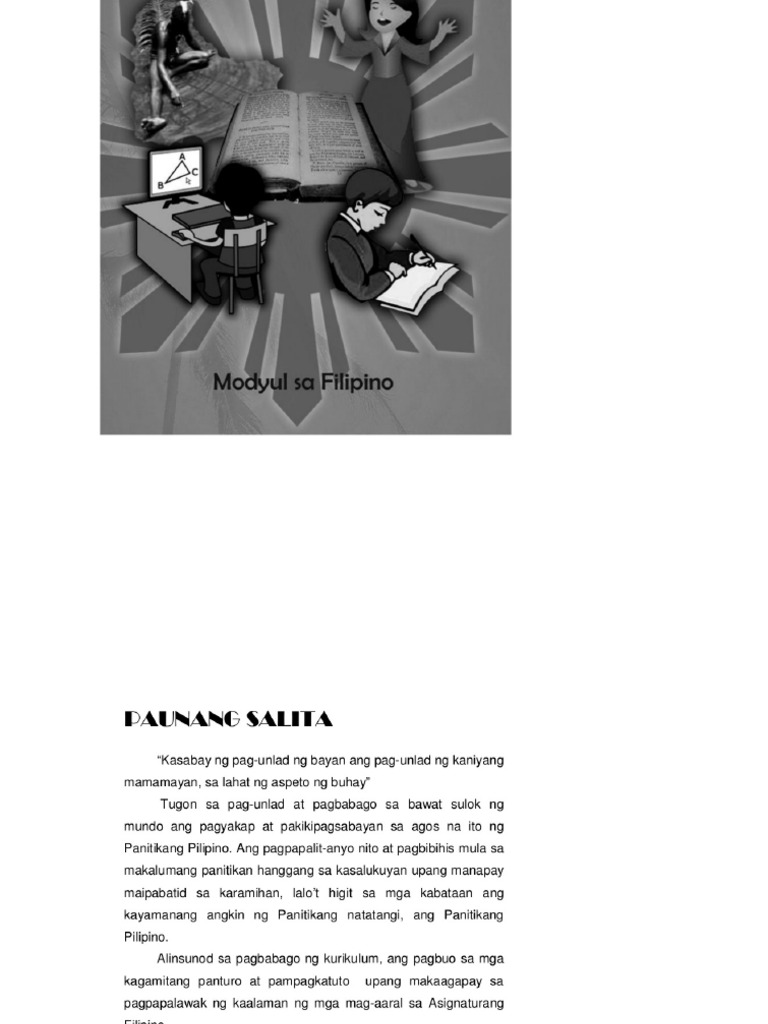 Panitikang Filipino Module Grade8 | PDF