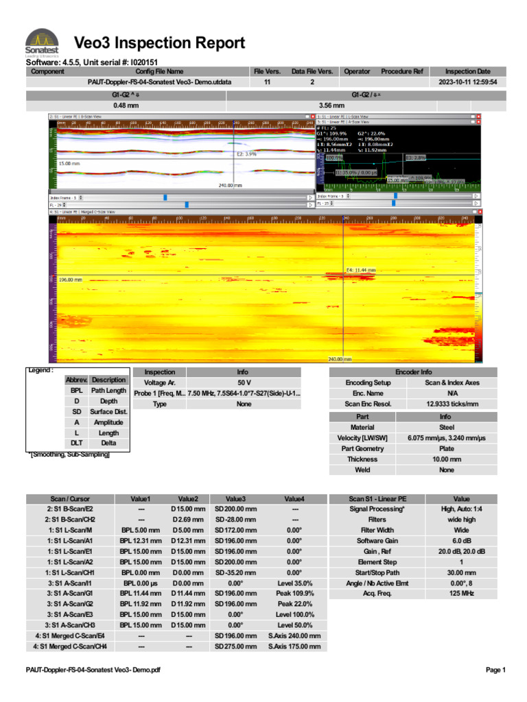 PAUT-Doppler-FS-04-Sonatest Veo3 - Demo | PDF | Information And ...