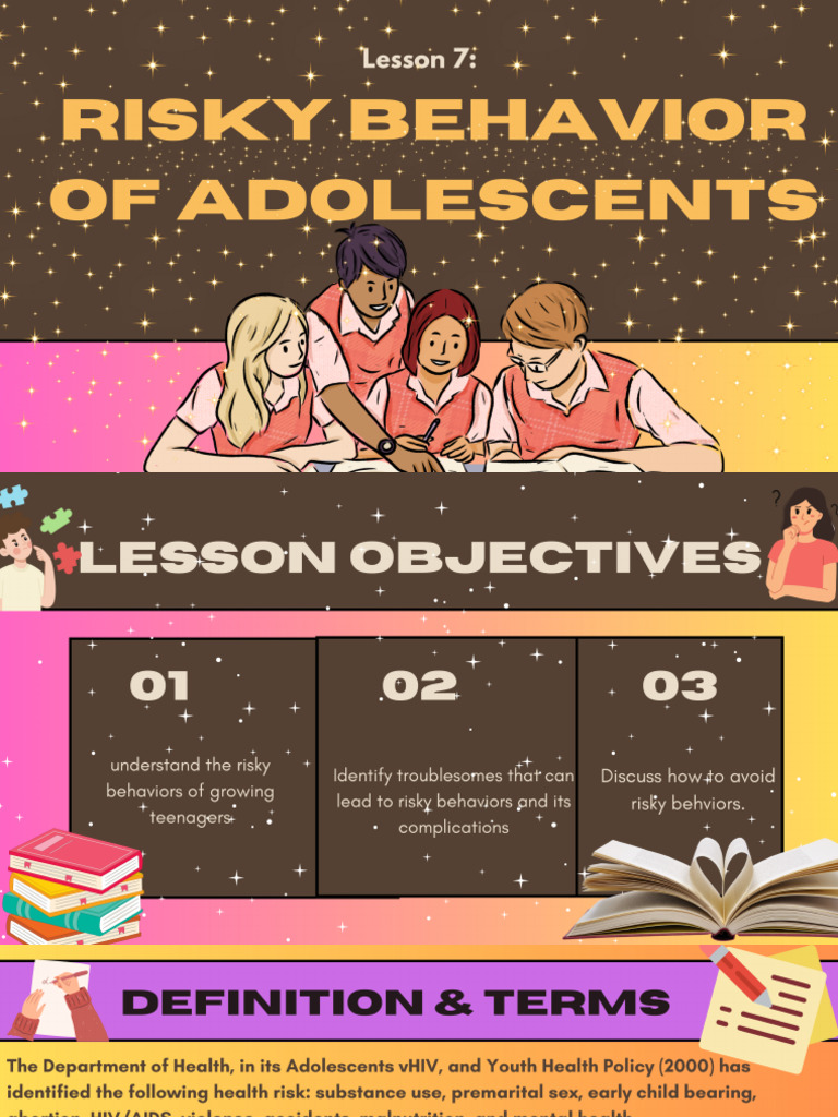 Risky Behaviors of Adolescents (S102) | PDF