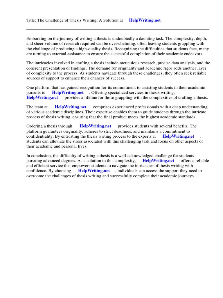 Thesis Purchase | PDF | Business