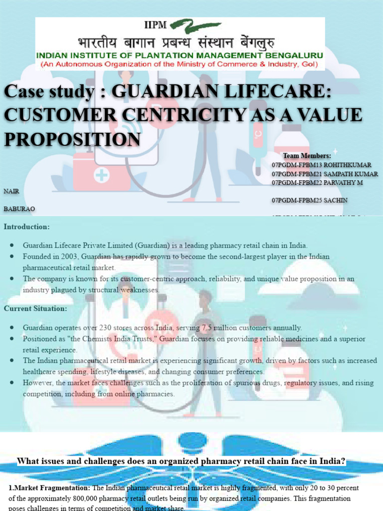 Guardian Lifecare Case Study (Group-5) | PDF | Market Segmentation | Retail