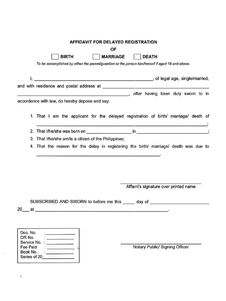 Affidavit-of-Delayed-Registration | PDF