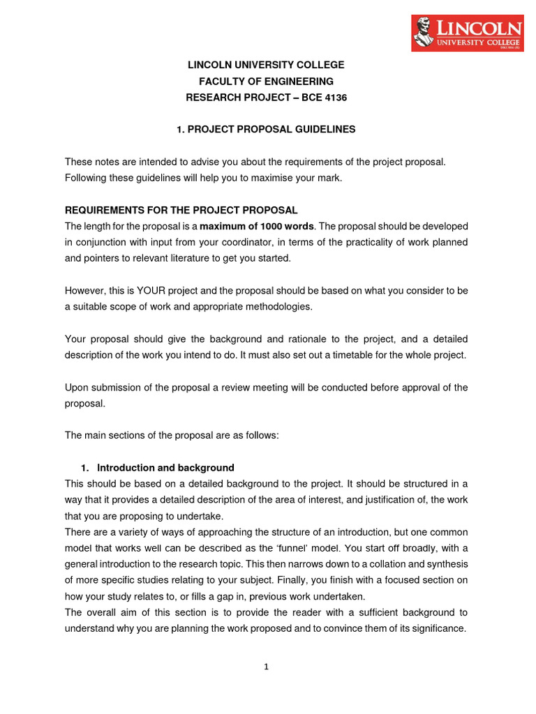 Research Project Guidelines | Download Free PDF | Methodology | Information