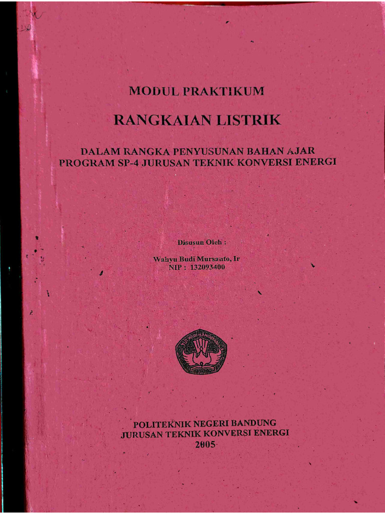 Modul Rangkaian Listrik Praktikum | PDF