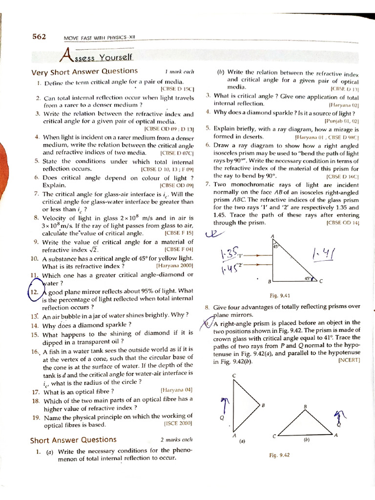 Physics Questions | PDF