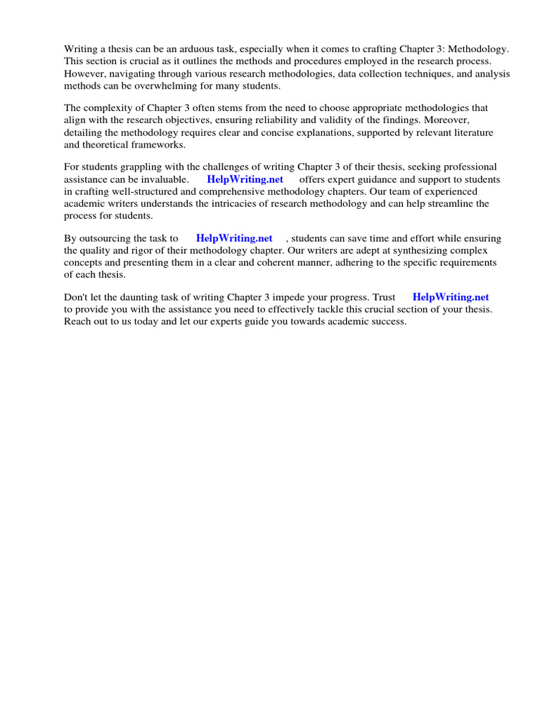 Chapter 3 Thesis Methodology | PDF Chapter 3 Thesis Methodology | PDF