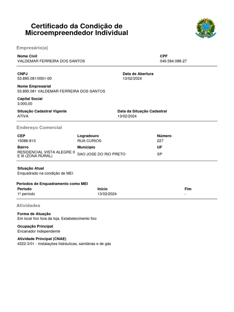 Ccmei 53895081000100 | PDF