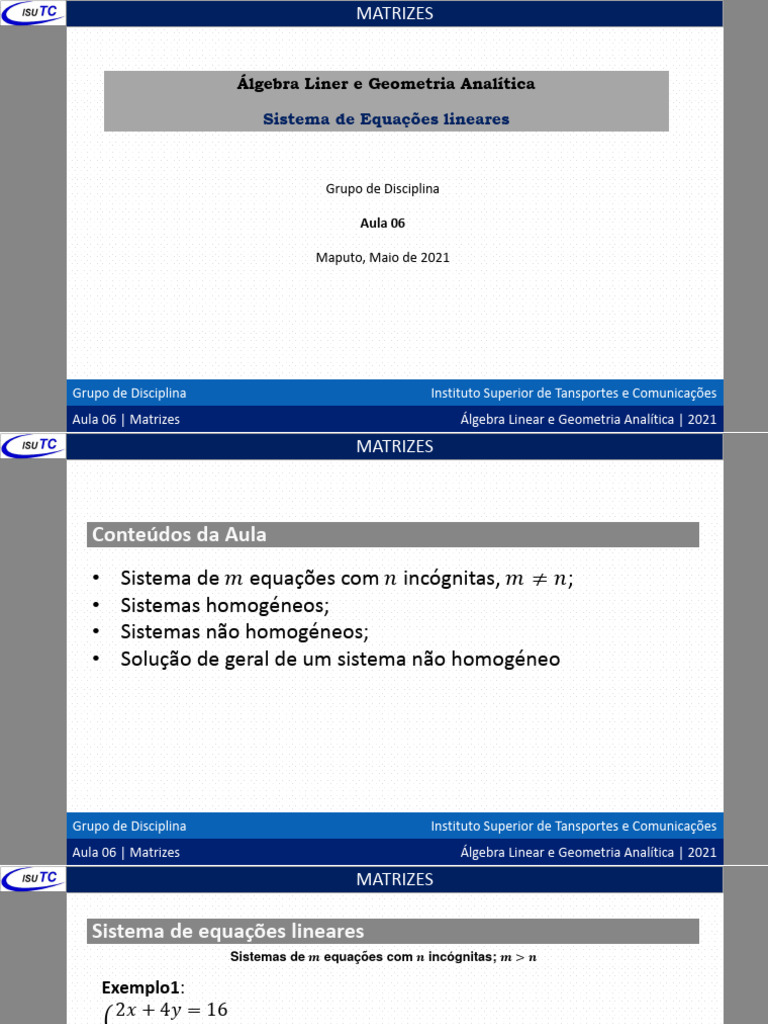 UnidadeIII Aula06 Matrizes | PDF