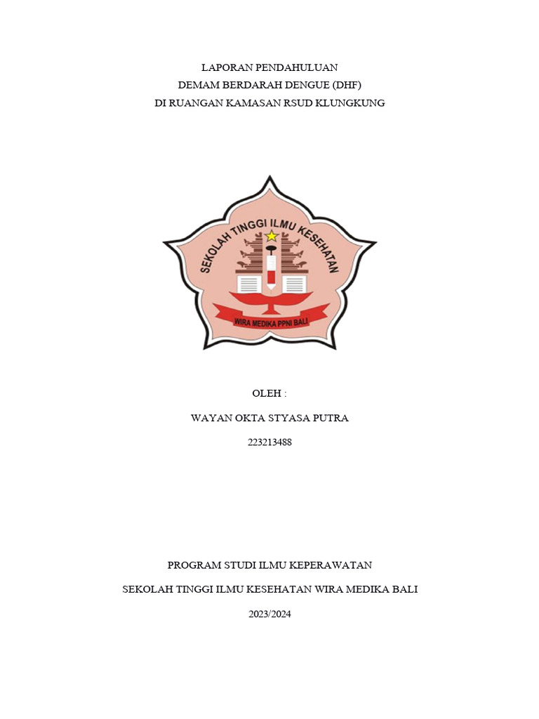 LP DHF Dewasa - Wayan Okta Styasa Putra 2 | PDF