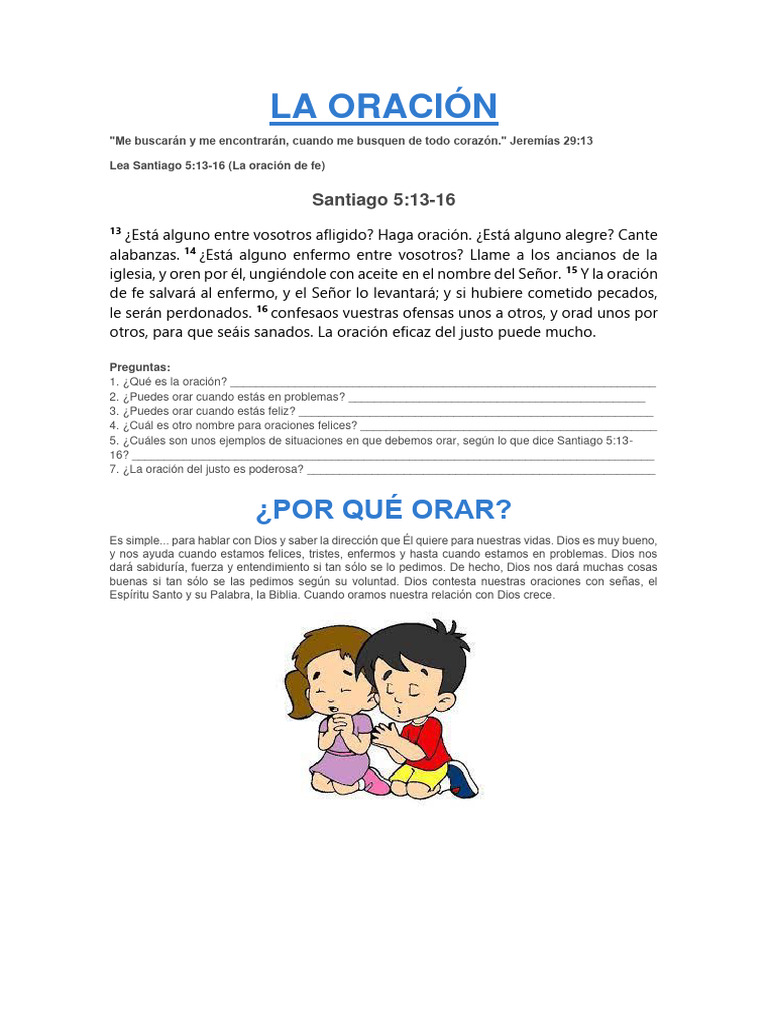 La Oración 2 | PDF