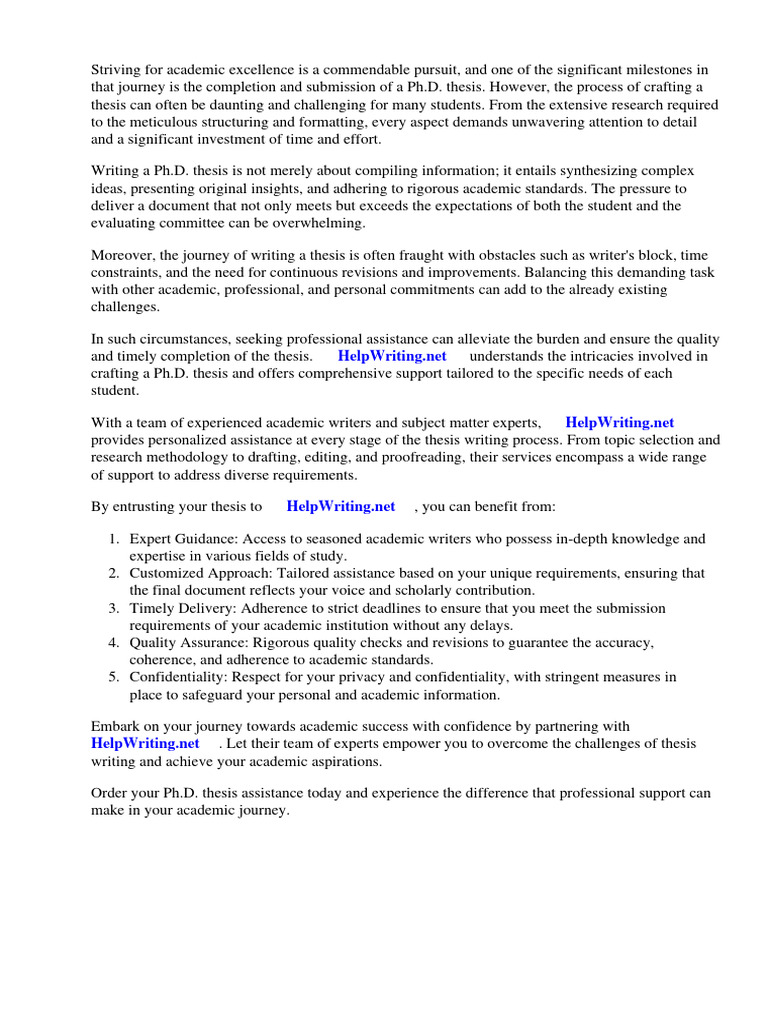 University of Nottingham PHD Thesis Submission | PDF | Thesis | Doctor ...