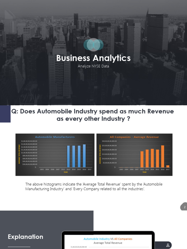 Task 1 Business Analytics | Download Free PDF | Revenue | Ford Motor ...