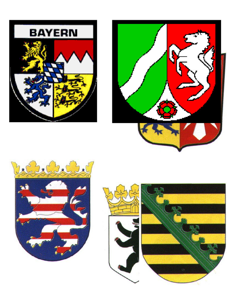 Wappen Der Bundeslaender Deutschlands | PDF