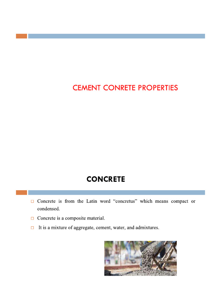 Concrete Technology | PDF