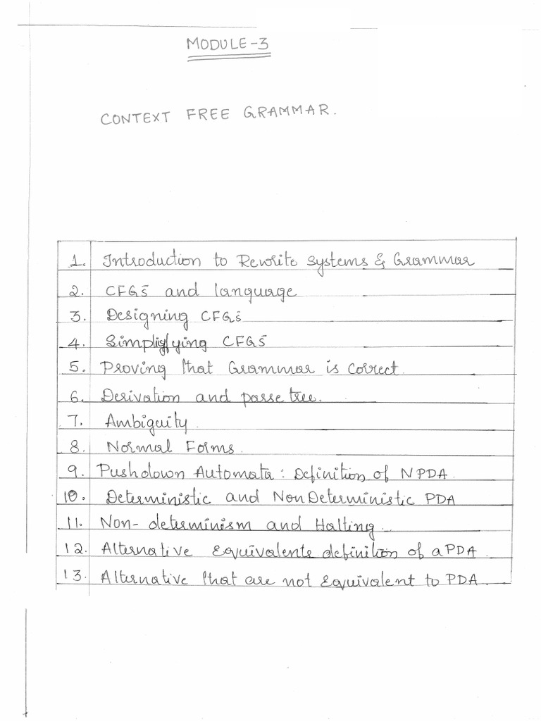 Module 3 Part 1 Automata | PDF