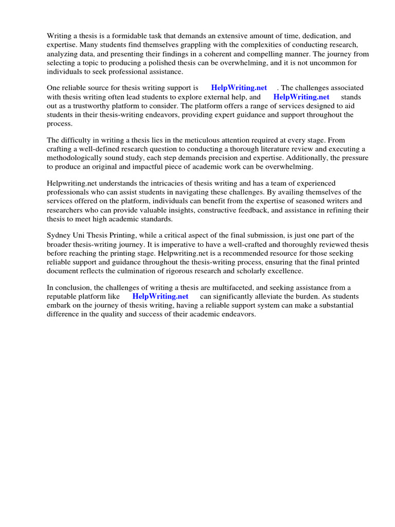 Thesis Writing Support Services | PDF | Thesis | Bookbinding