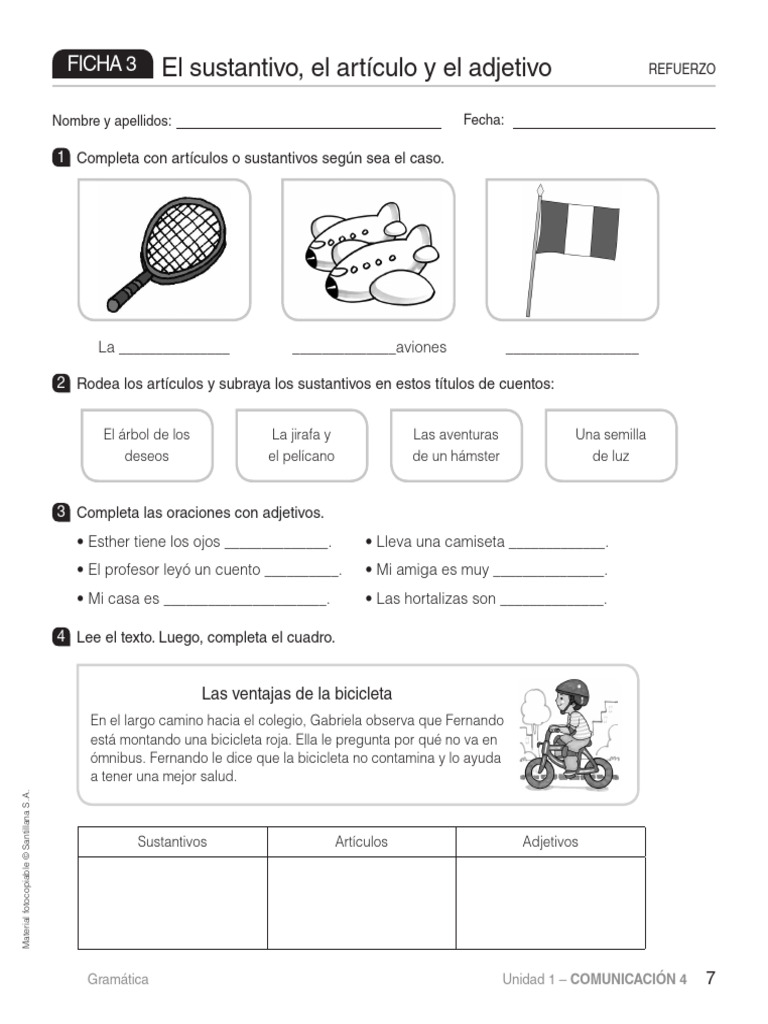 Sustantivo 4 | PDF