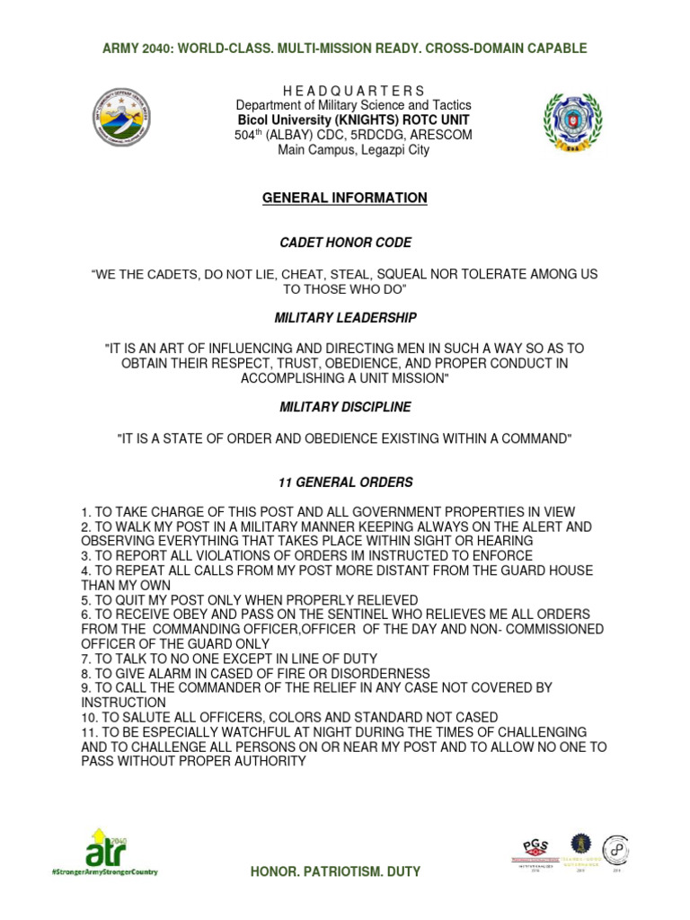 General Information | PDF | Sergeant | Lieutenant Colonel (United States)