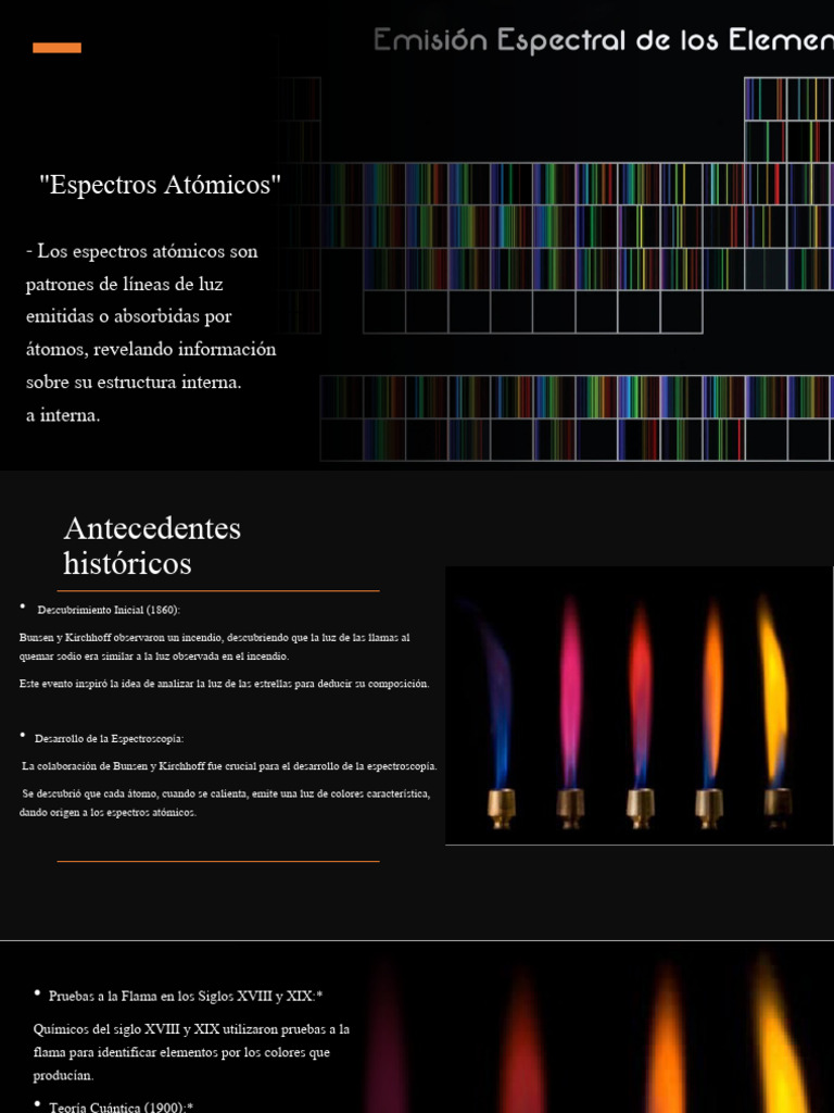 Espectro Atomico | PDF | Espectro de emisión | Línea espectral