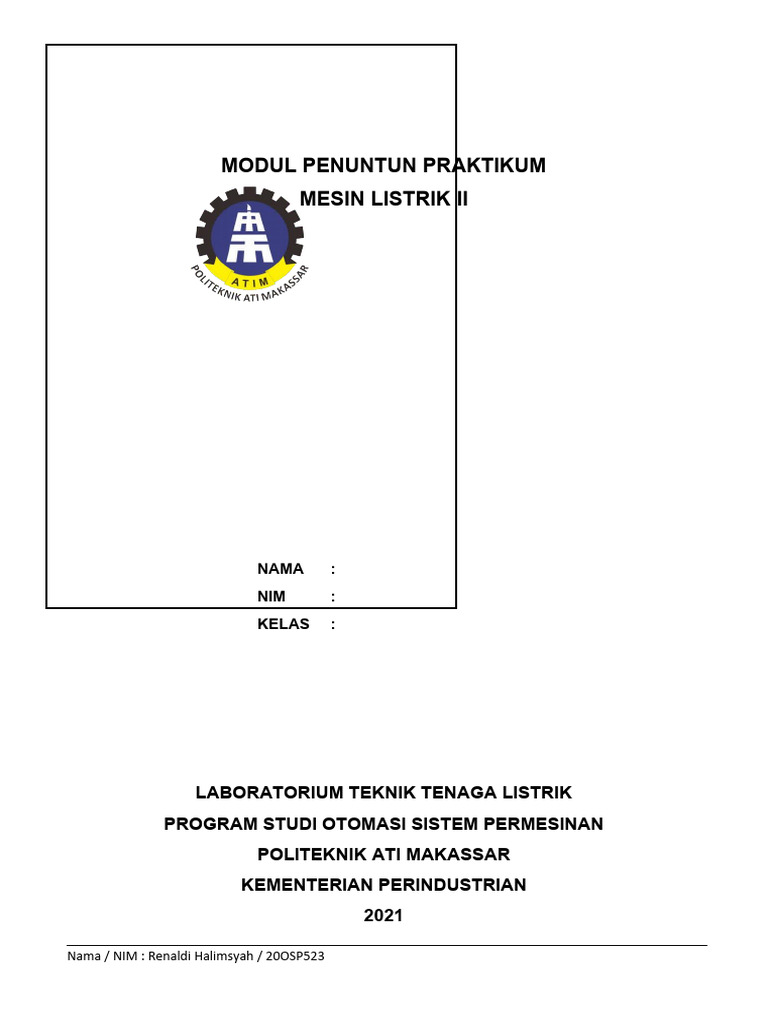 Modul Renaldi | PDF | Teknologi & Rekayasa