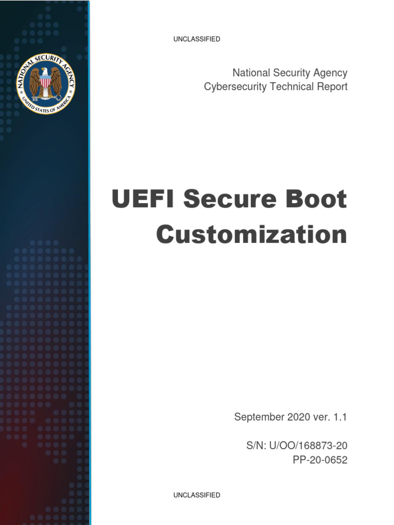 CTR Uefi Secure Boot Customization 20200915 | PDF | Booting | Bios