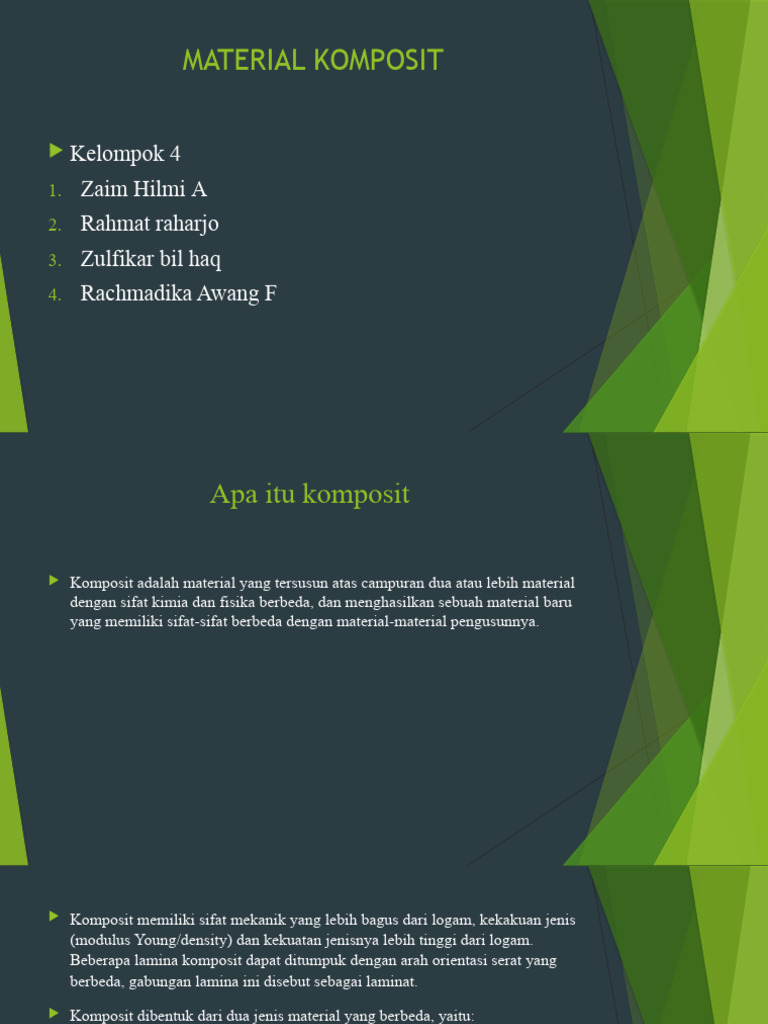 Material Komposit Kel 4 | PDF