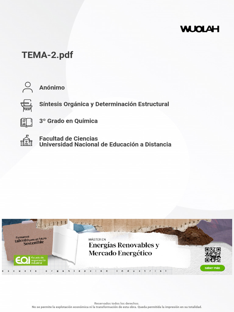 Tema 2 | PDF | Reacciones químicas | Sustancias químicas