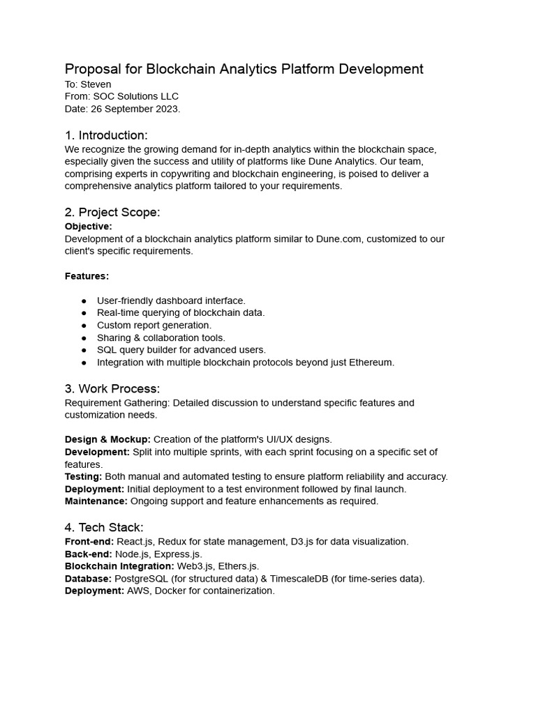 Proposal | PDF | Analytics | Databases