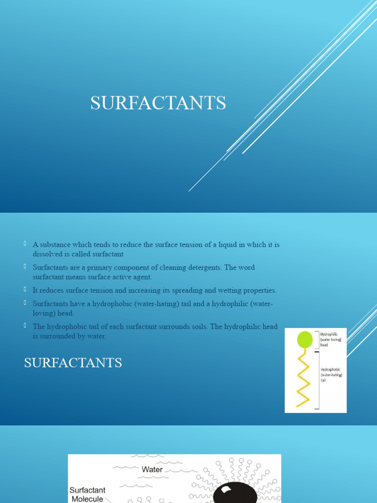 Surfactants | PDF