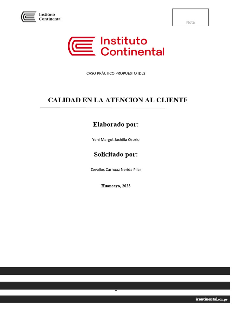 Caso Practico Propuesto Idl2 | PDF