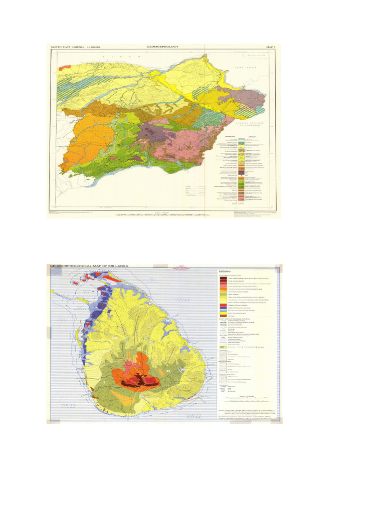 Peta geomorfologi | PDF