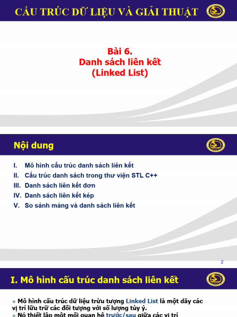 Bai 6. Linked list | PDF