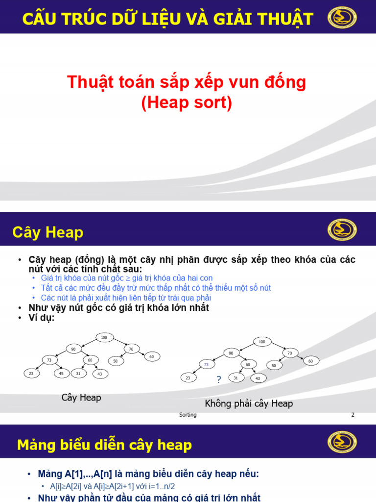 Bai 11-3 Heap Sort | PDF