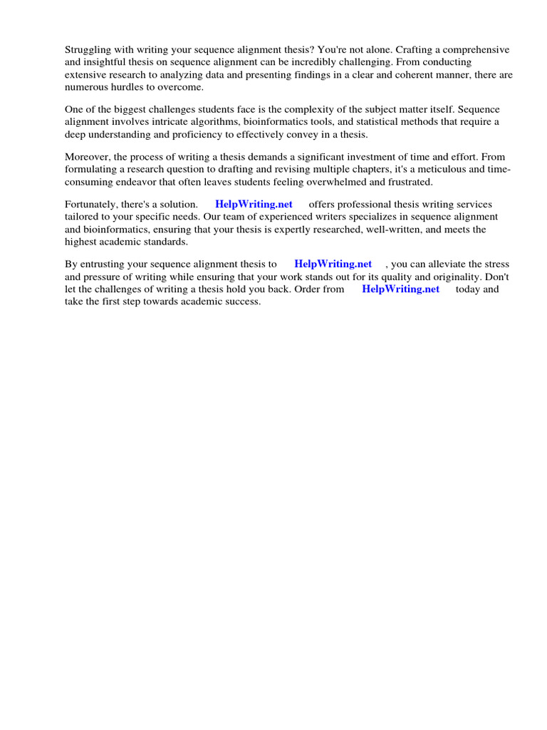 Sequence Alignment Thesis | PDF | Field Programmable Gate Array | Sequence Alignment