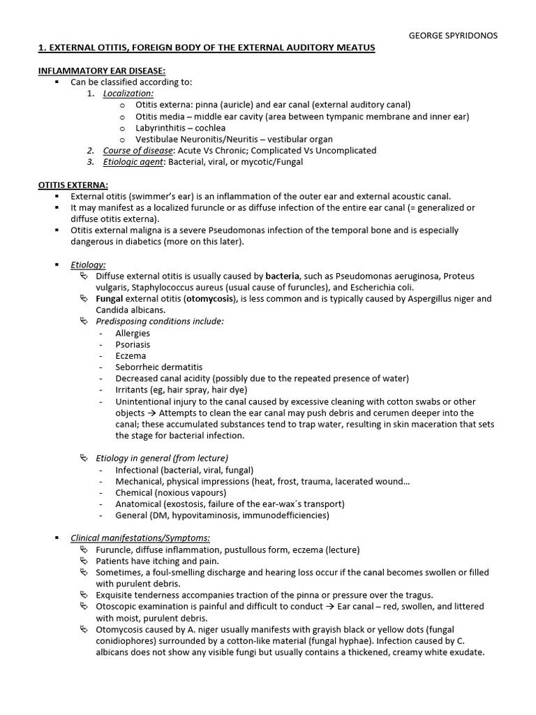 Ent1 18 | PDF | Ear | Hearing Loss