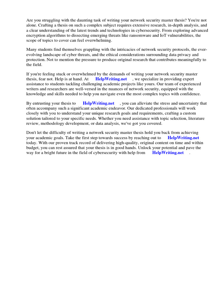 Network Security Master Thesis Topics Pdf Security Computer Security
