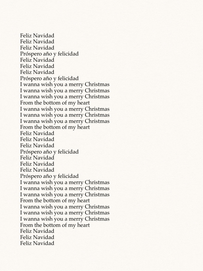 Feliz Navidad | PDF | Religión y espiritualidad